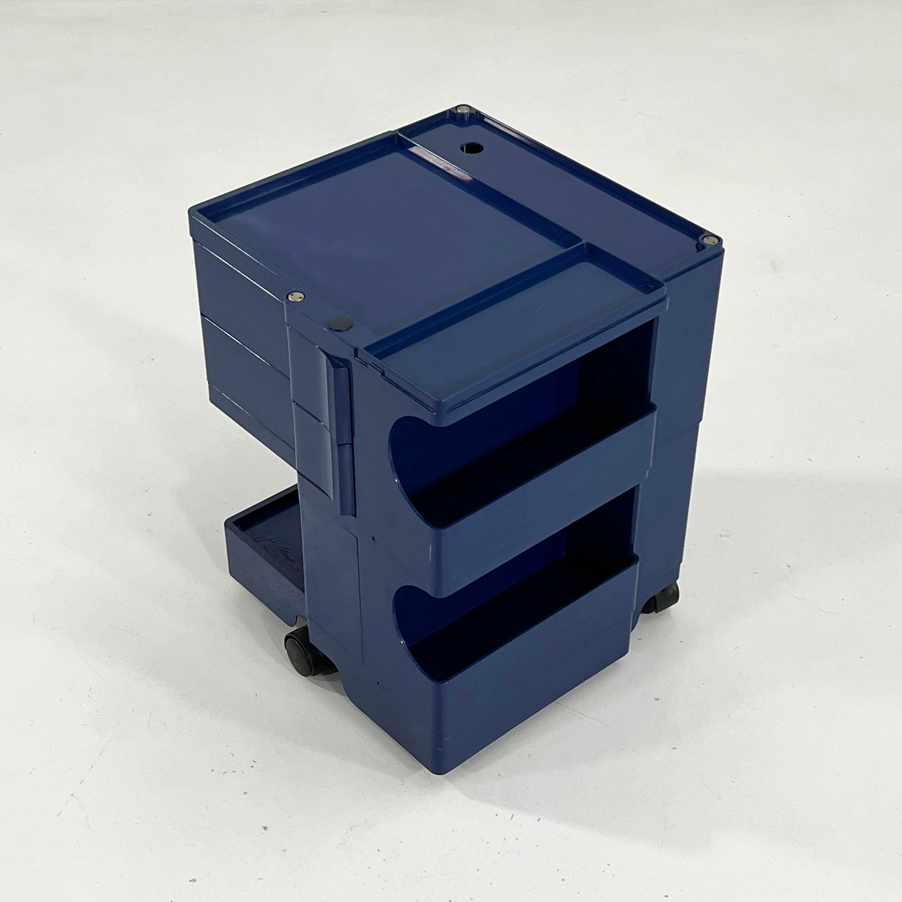 Blue Boby Trolley by Joe Colombo for Bieffeplast, 1960s For Sale at 1stDibs