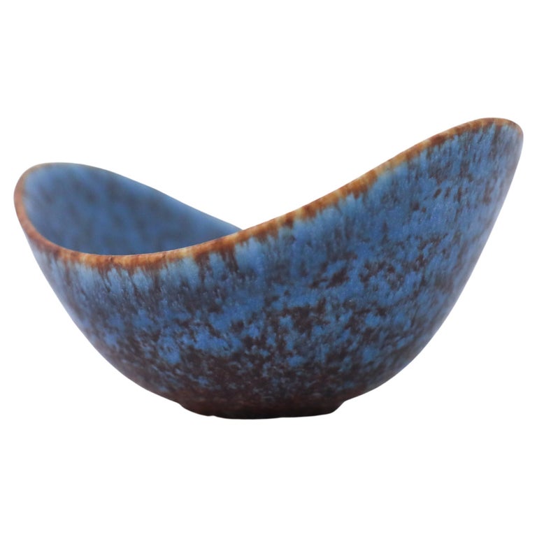Blue Bowl, Gunnar Nylund, Rörstrand, Scandinavian Midcentury Vintage ...