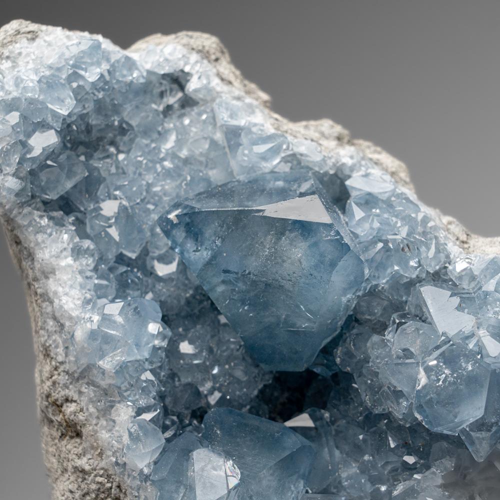 Blue Celestite Cluster From Sankoany, Ketsepy Mahajanga, Madagascar (12 ...