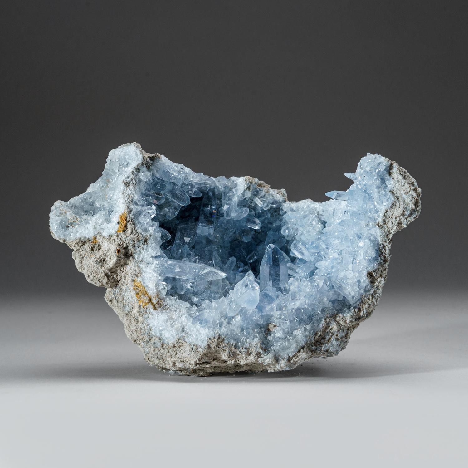 Blue Celestite Cluster From Sankoany, Ketsepy Mahajanga, Madagascar (6 ...