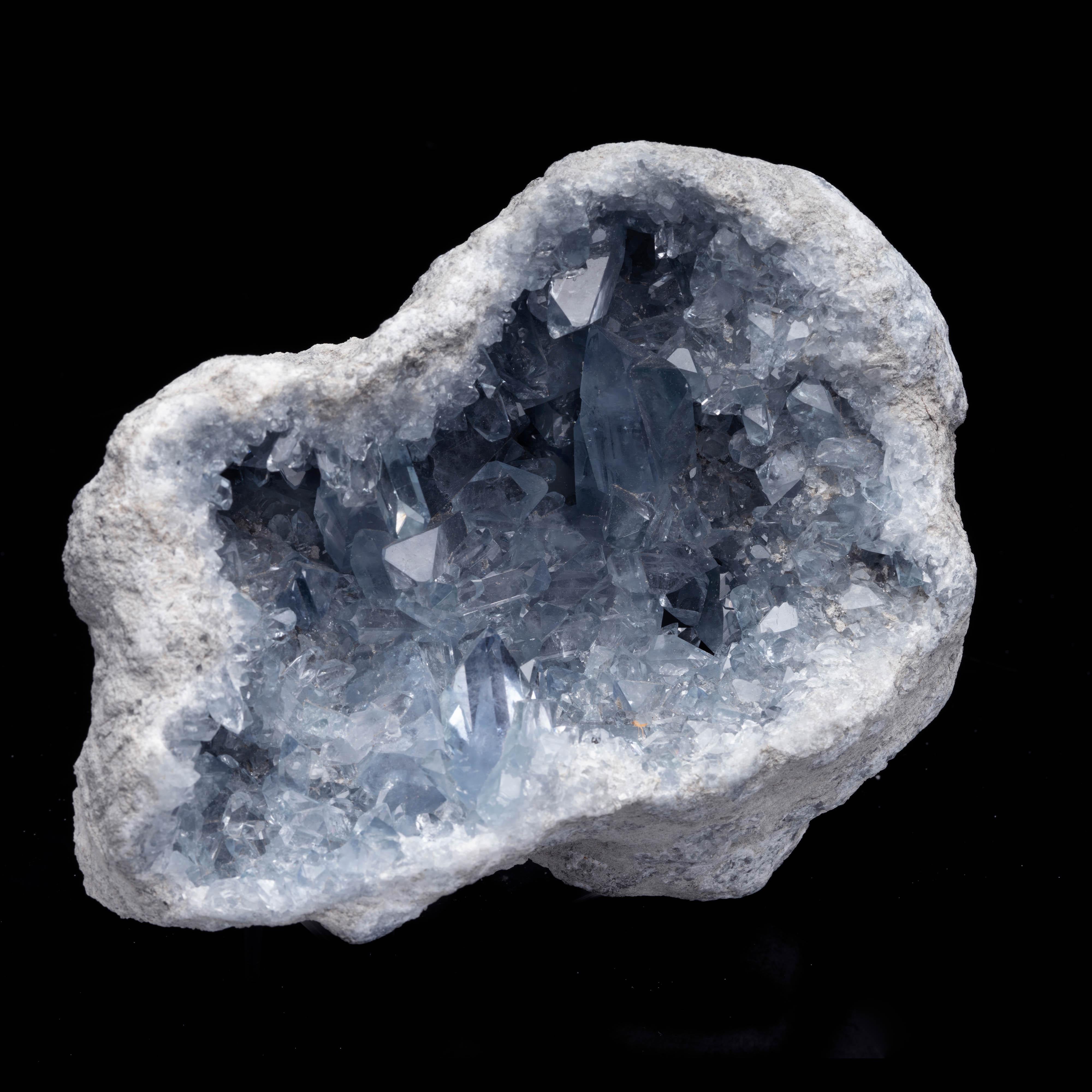 Blue Celestite Geode from Madagascar, 10 Lb at 1stDibs