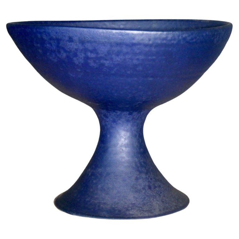 Blue Ceramic Cup For Sale at 1stDibs