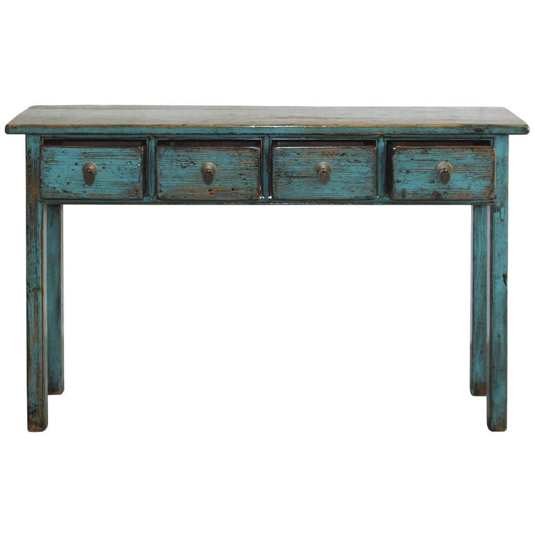 Blue Console Table at 1stDibs