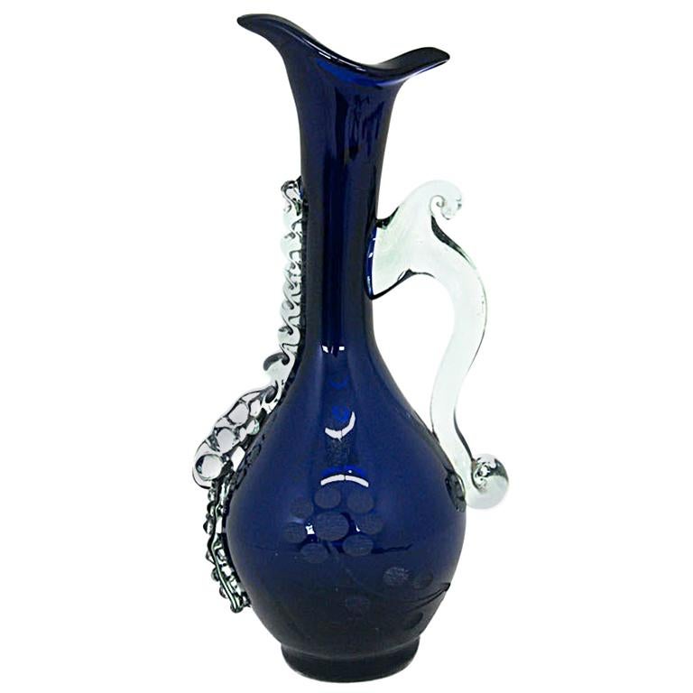 Jug-Blue Ceramic Midcentury France, for Ricard at 1stDibs