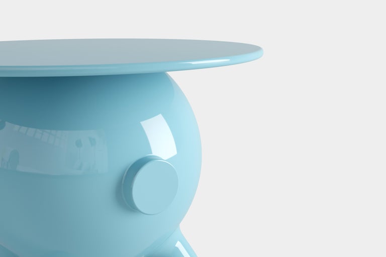 Pogo, Decorative Side Table, Nightstand, in Blue by Joel Escalona For ...
