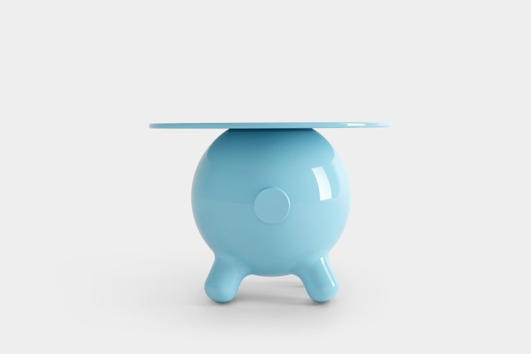 Pogo, Decorative Side Table, Nightstand, in Blue by Joel Escalona For ...