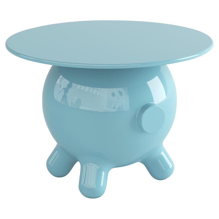 Pogo, Decorative Side Table, Nightstand, in Blue by Joel Escalona For ...