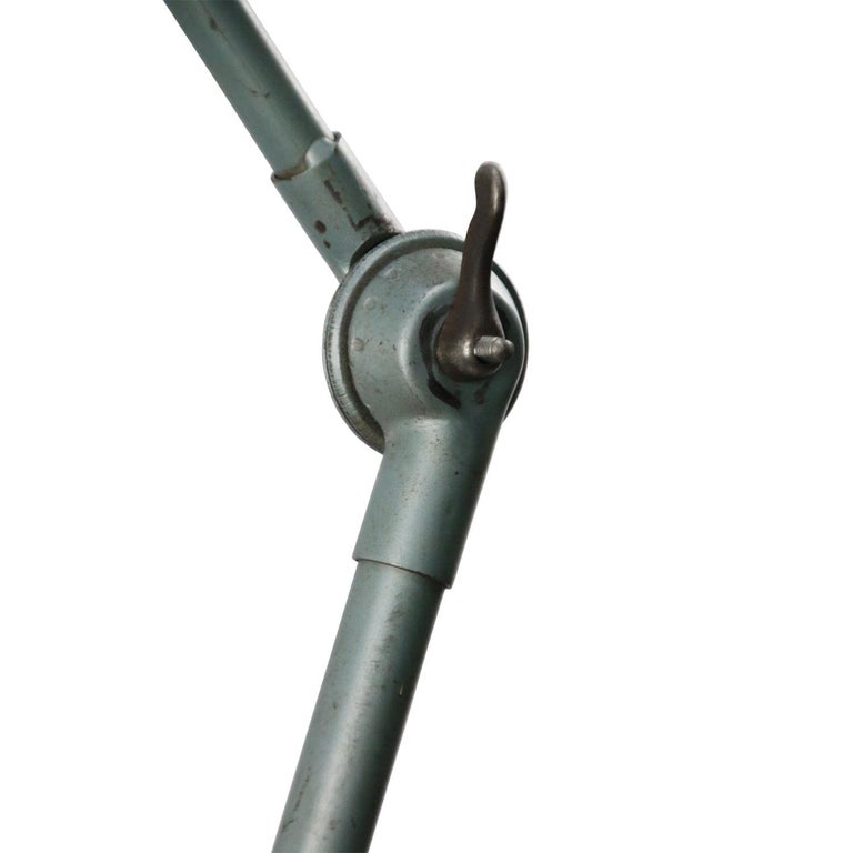 Blue Green German Metal Vintage Industrial Work Desk Light by SIS at ...