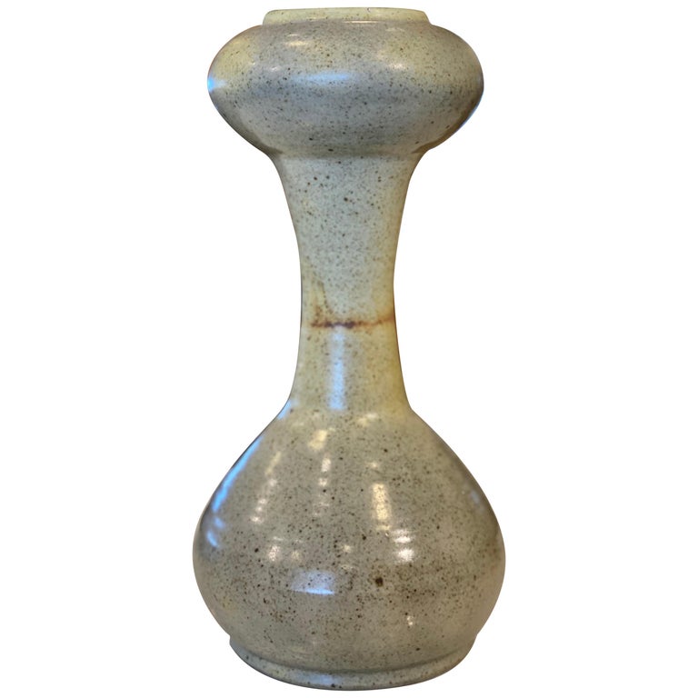 Blue and Grey Glazed Vase For Sale at 1stDibs