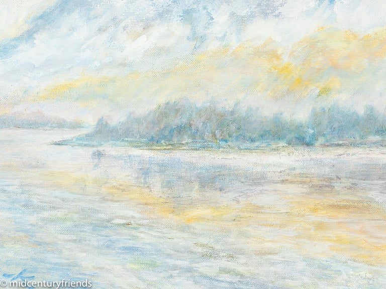 Blue Hour Painting Set by Helga Müller, 1990s For Sale at 1stDibs