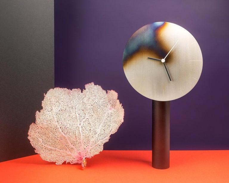 Blue Hour Table Clock Signed by Adam Ruiz and Cyril Fuchs For Sale at ...