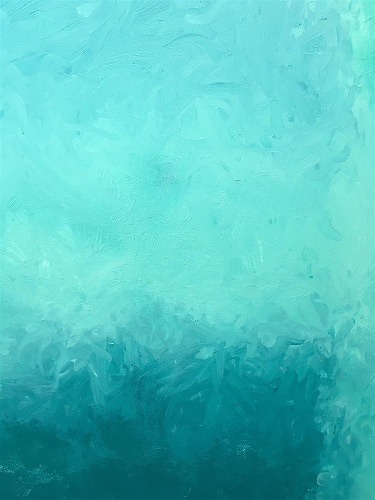 Blue Lagoon, Contemporary Color-Field Abstract by Benjamin Casiano at ...