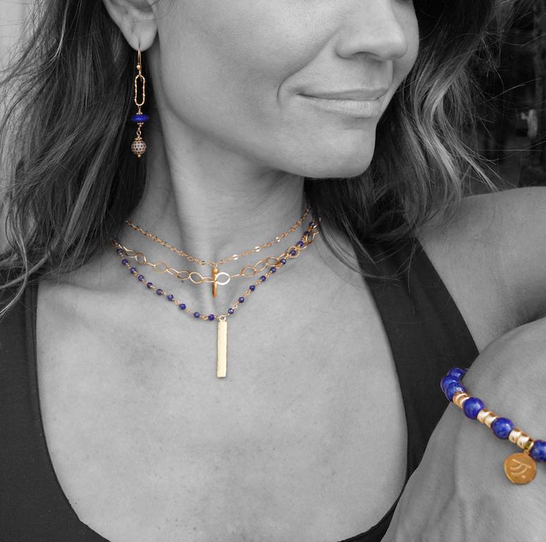 Blue Lapis Azure Necklace For Sale at 1stDibs | lapis azuri ...