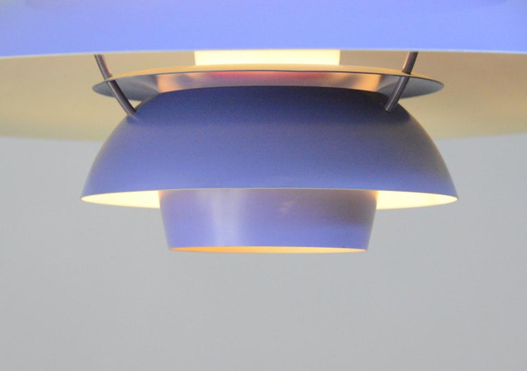 Blue Model Ph5 Pendant Lights by Louis Poulson circa 1960s For Sale at ...