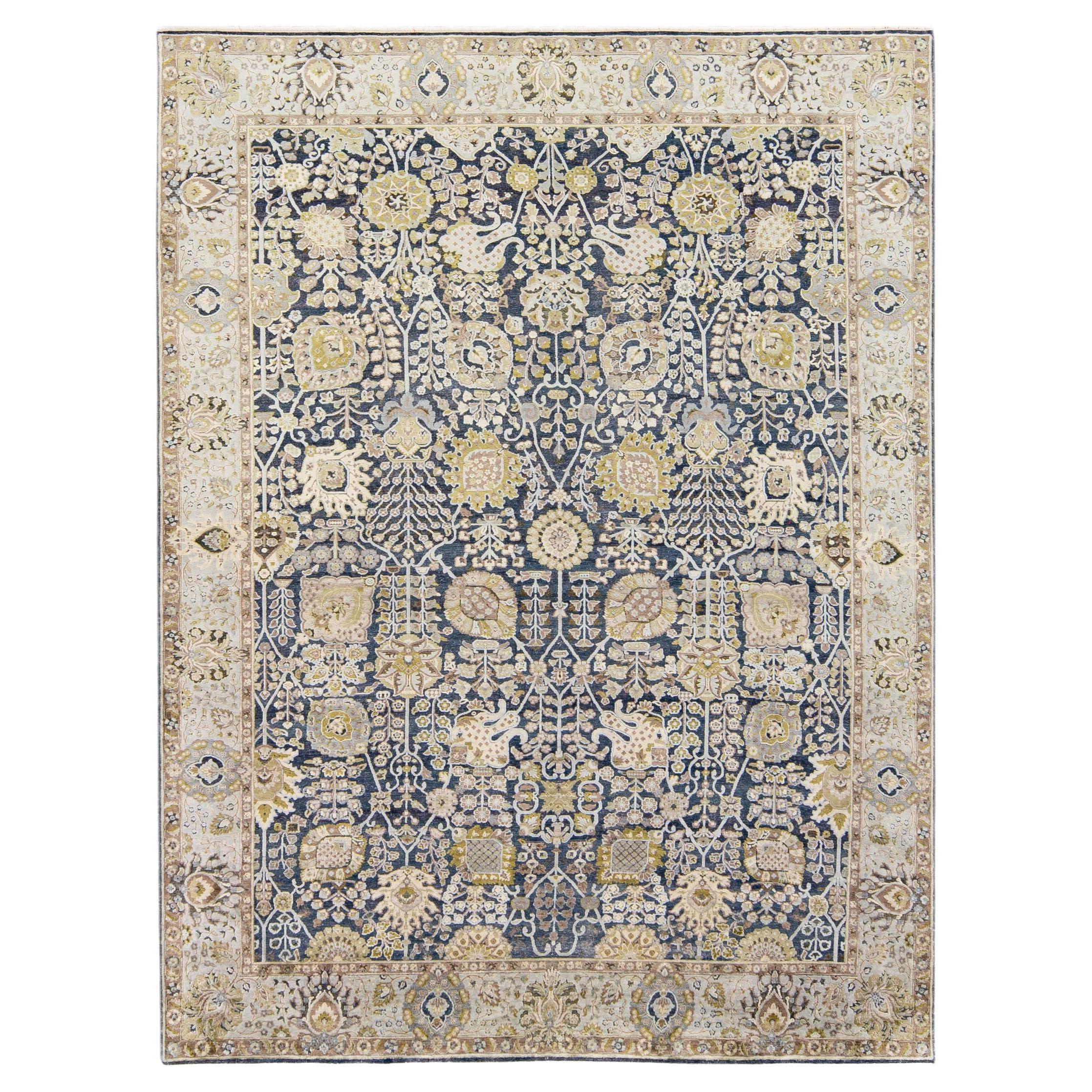 Modern Pak Persian Style Rug For Sale at 1stDibs
