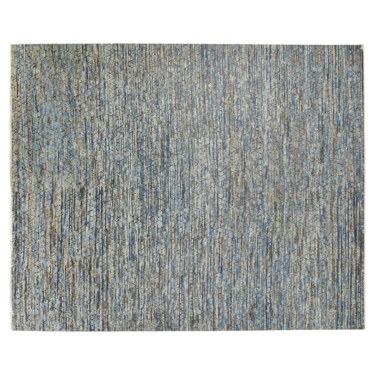 Blue Multi-Color Area Rug For Sale at 1stDibs