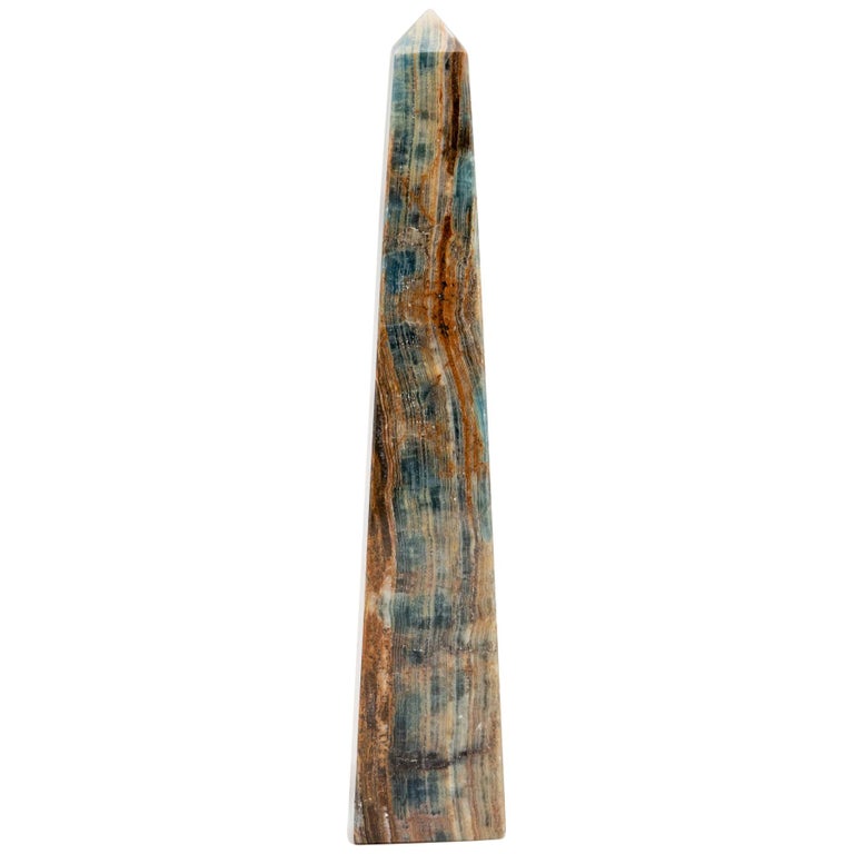 Blue Onyx Obelisk at 1stDibs