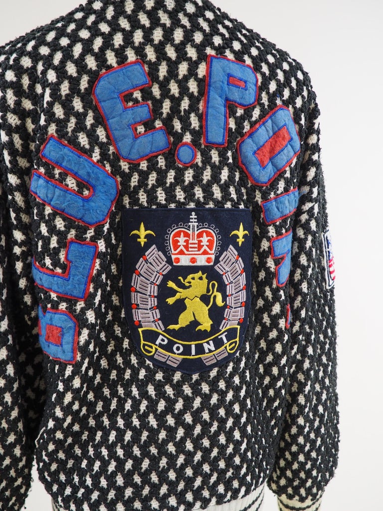 Blue Point multicoloured jacket For Sale at 1stDibs