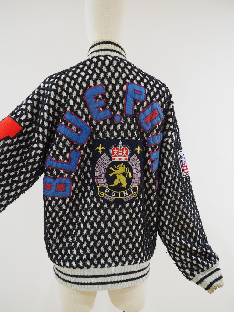Blue Point multicoloured jacket For Sale at 1stDibs