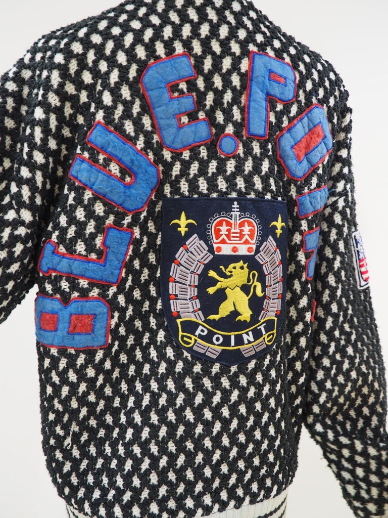 Blue Point multicoloured jacket For Sale at 1stDibs
