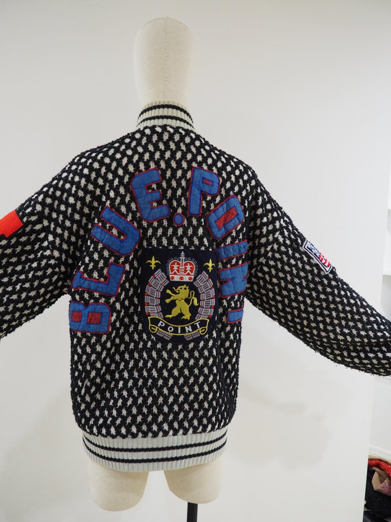 Blue Point multicoloured jacket For Sale at 1stDibs