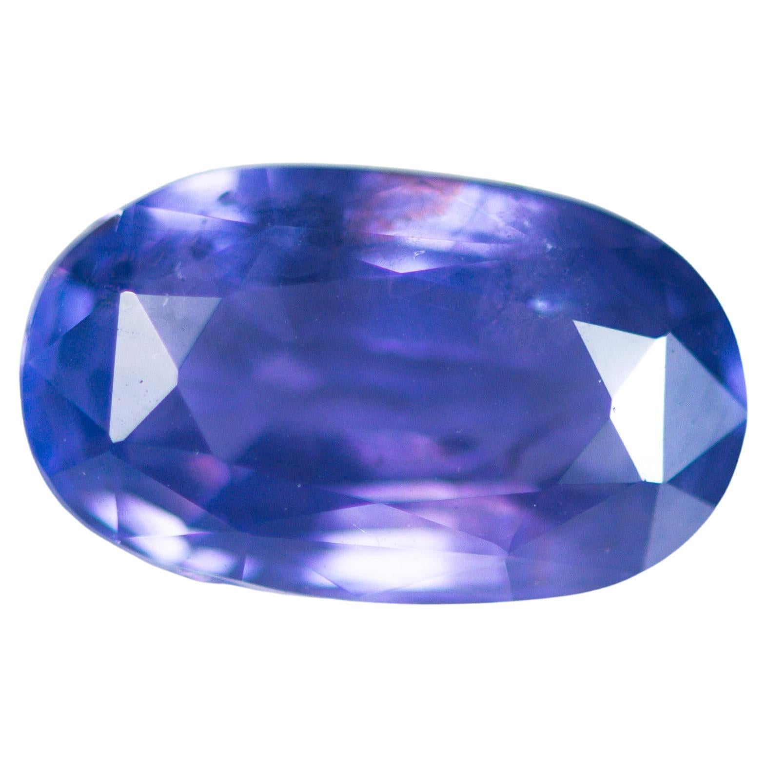 Natural Blue Sapphire 1.35 Carat IGI Certified For Sale at 1stDibs