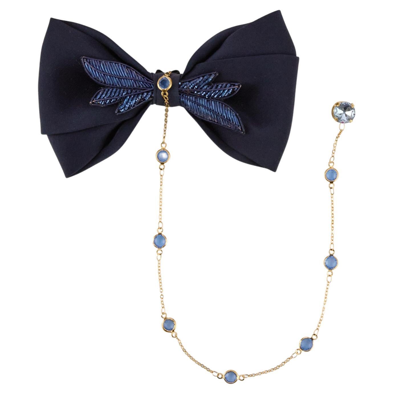 Vintage blue tie For Sale at 1stDibs