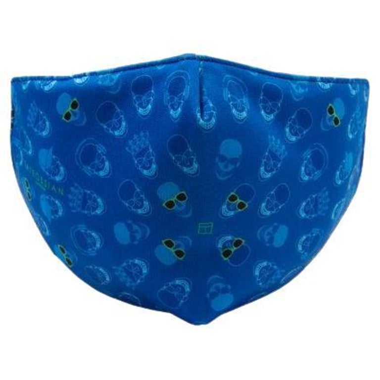 Blue Skull Face Mask For Sale at 1stDibs