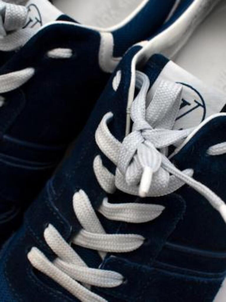 Blue Suede Runaway Sneakers For Sale at 1stDibs