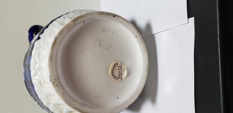 Blue Transfer Porcelain Willow Pattern Pitcher, English, circa 1825 For ...