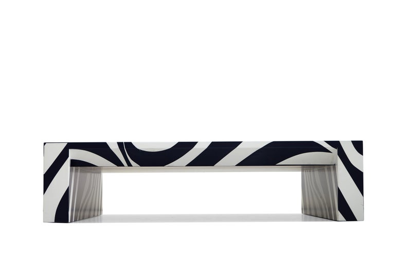 Blue Wave Coffee Table For Sale at 1stDibs