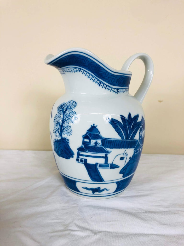 Blue and White Porcelain Pitcher For Sale at 1stDibs | blue and white ...