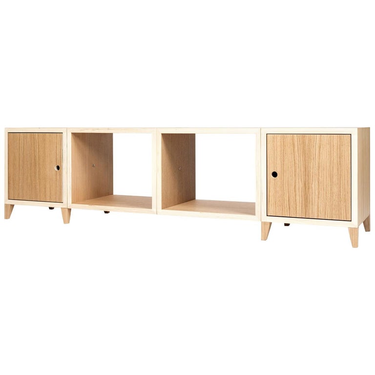 Bluebell Oak Cube Storage System For Sale at 1stDibs