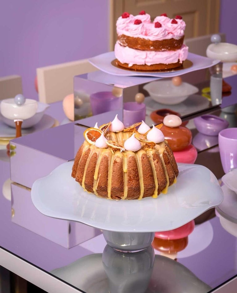 Blueberry Ice Cream Bon Bon Cake Stand by Helle Mardahl For Sale at ...