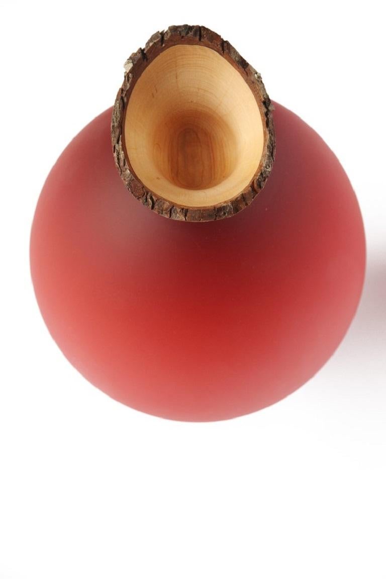 Blush Satin Splash Stacking Vessel, Pia Wüstenberg For Sale at 1stDibs