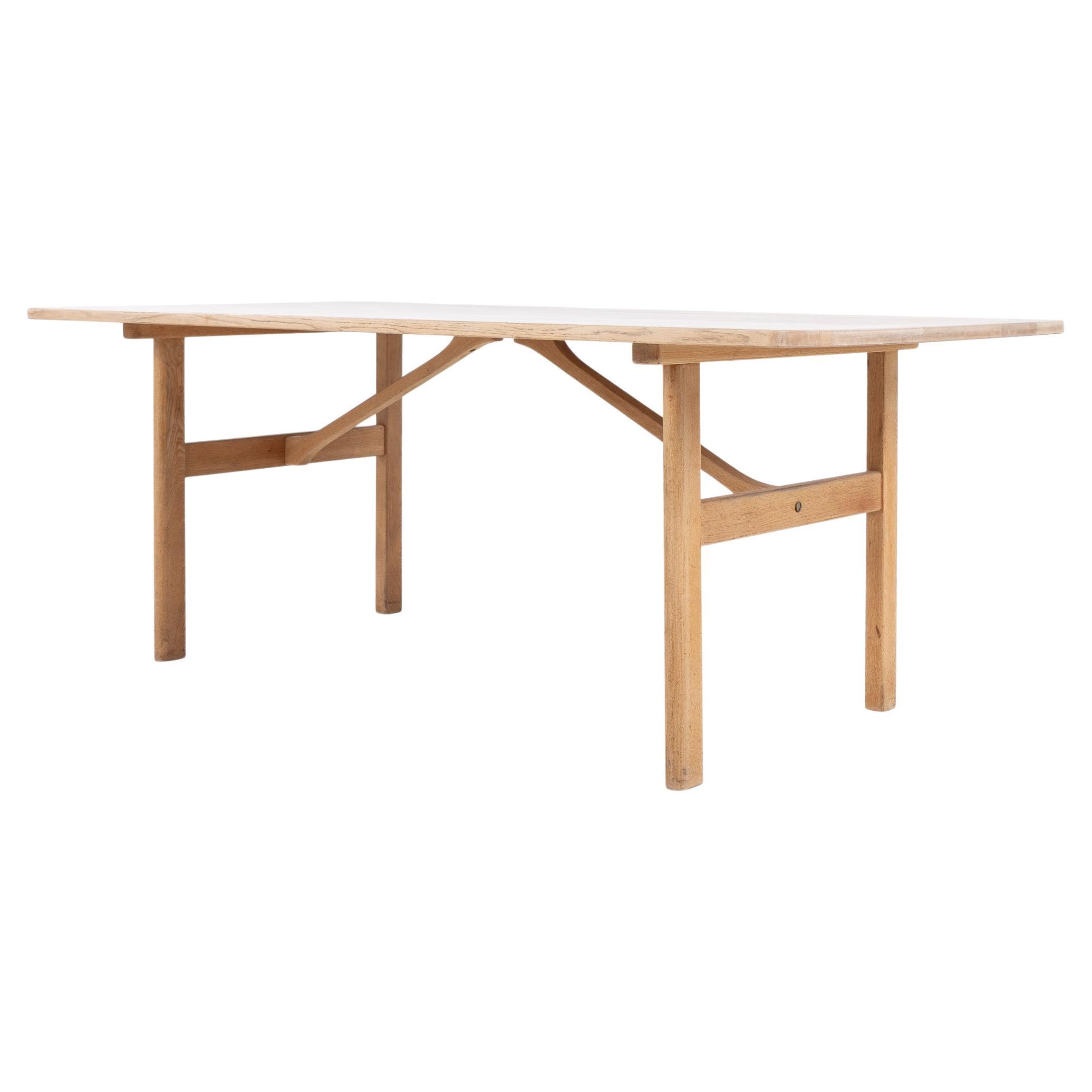 BM 6284 - Dining table in oak by Børge Mogensen For Sale at 1stDibs