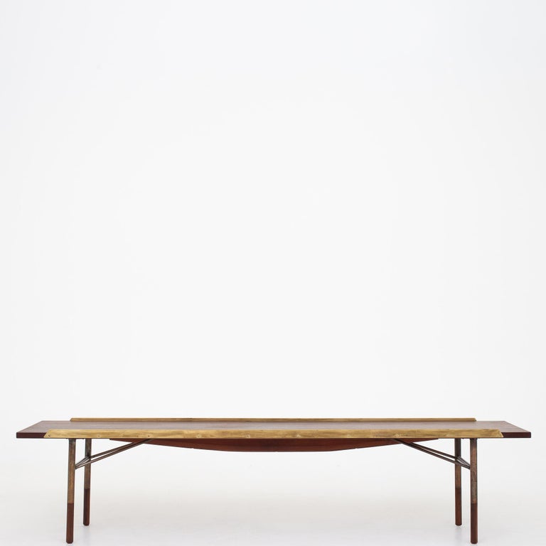 Bo 101 Bench/Coffee Table in Rosewood by Finn Juhl at 1stDibs