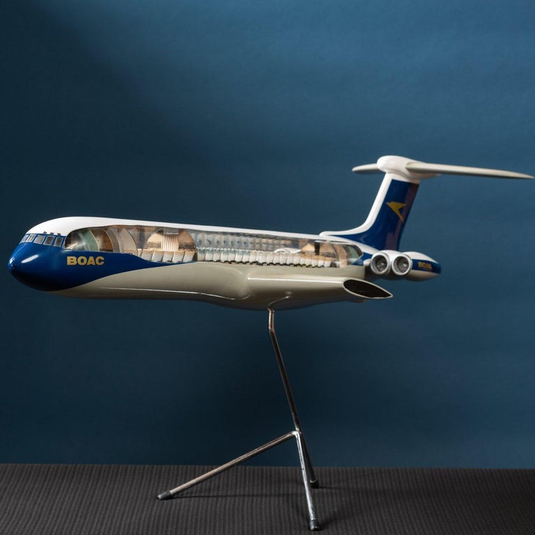 BOAC Vickers VC10 Model Airplane, circa 1960 at 1stDibs