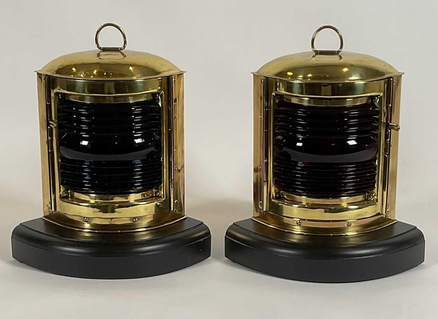 Boat Lanterns by Perko of New York For Sale at 1stDibs