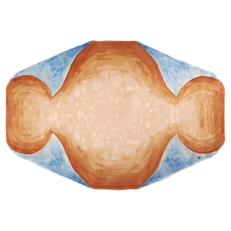 Bob Altavilla, 'Origami' Rug, ca. 2000 Wool and Silk Handmade For Sale ...