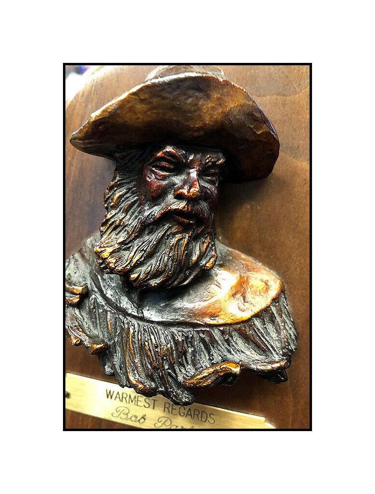 Bob Parks - Bob Parks Original Bronze Sculpture Warmest Regards Signed ...