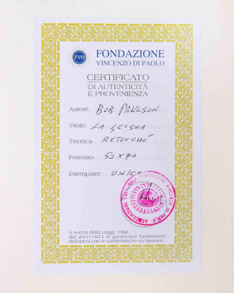 Bob Paulson - Geisha - Lithograph by Bob Paulson - 1970s For Sale at ...