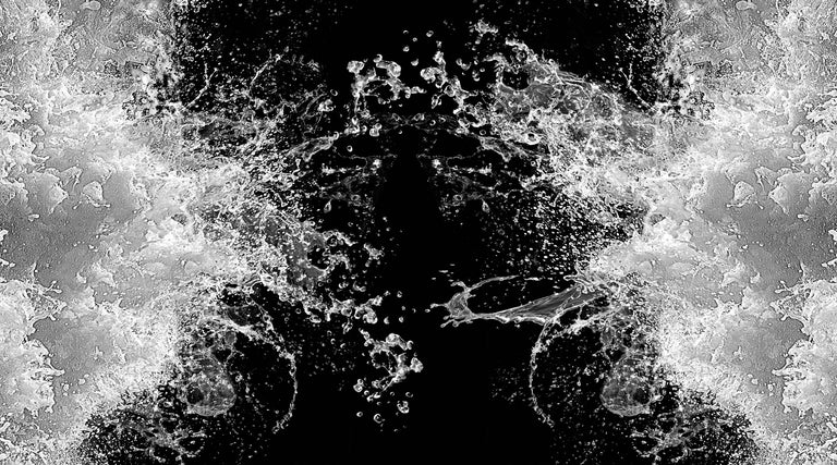 Bob Tabor - 2632 - Double Splash - 1/8 - Diasec - mounted on plexiglass ...