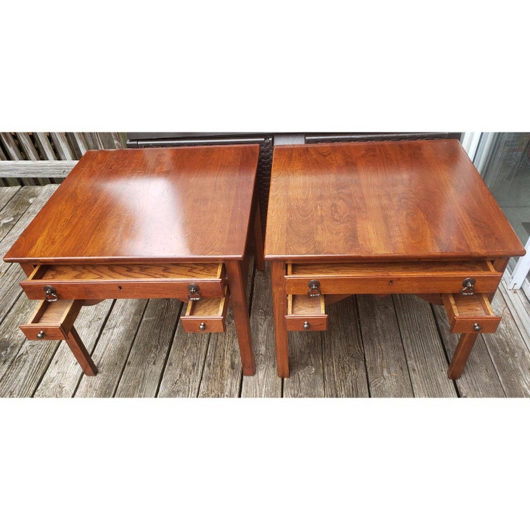 Bob Timberlake's Lexington Furniture Solid Cherry Side Tables, a Pair ...
