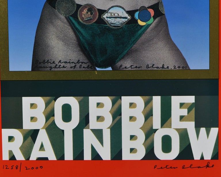 Bobbie Rainbow by Peter Blake Lithoprint on Tin 2001 Signed Pop Art For ...