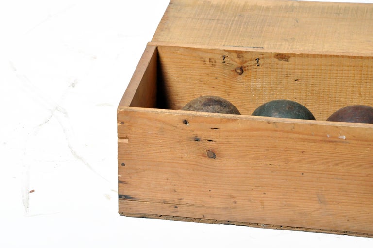 Bocce Ball Set at 1stDibs | marble bocce ball set