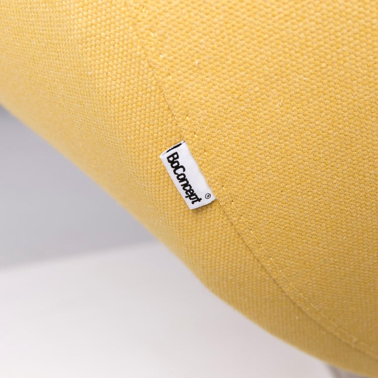 BoConcept Boston Fabric Armchair Yellow at 1stDibs
