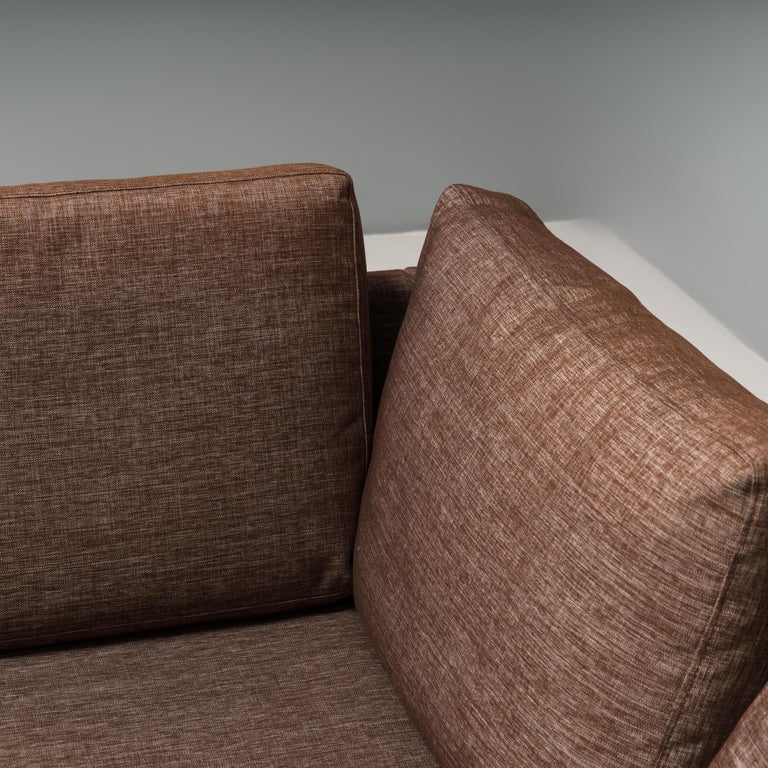 BoConcept Brown Fabric Corner Sofa For Sale at 1stDibs