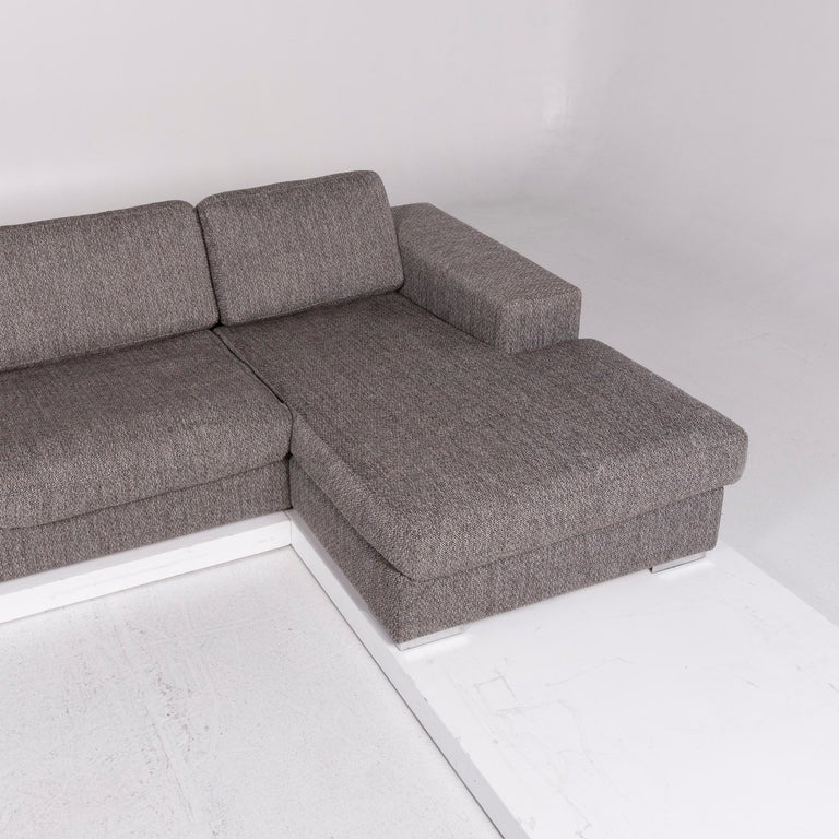 BoConcept Fabric Corner Sofa Gray Sofa Couch at 1stDibs