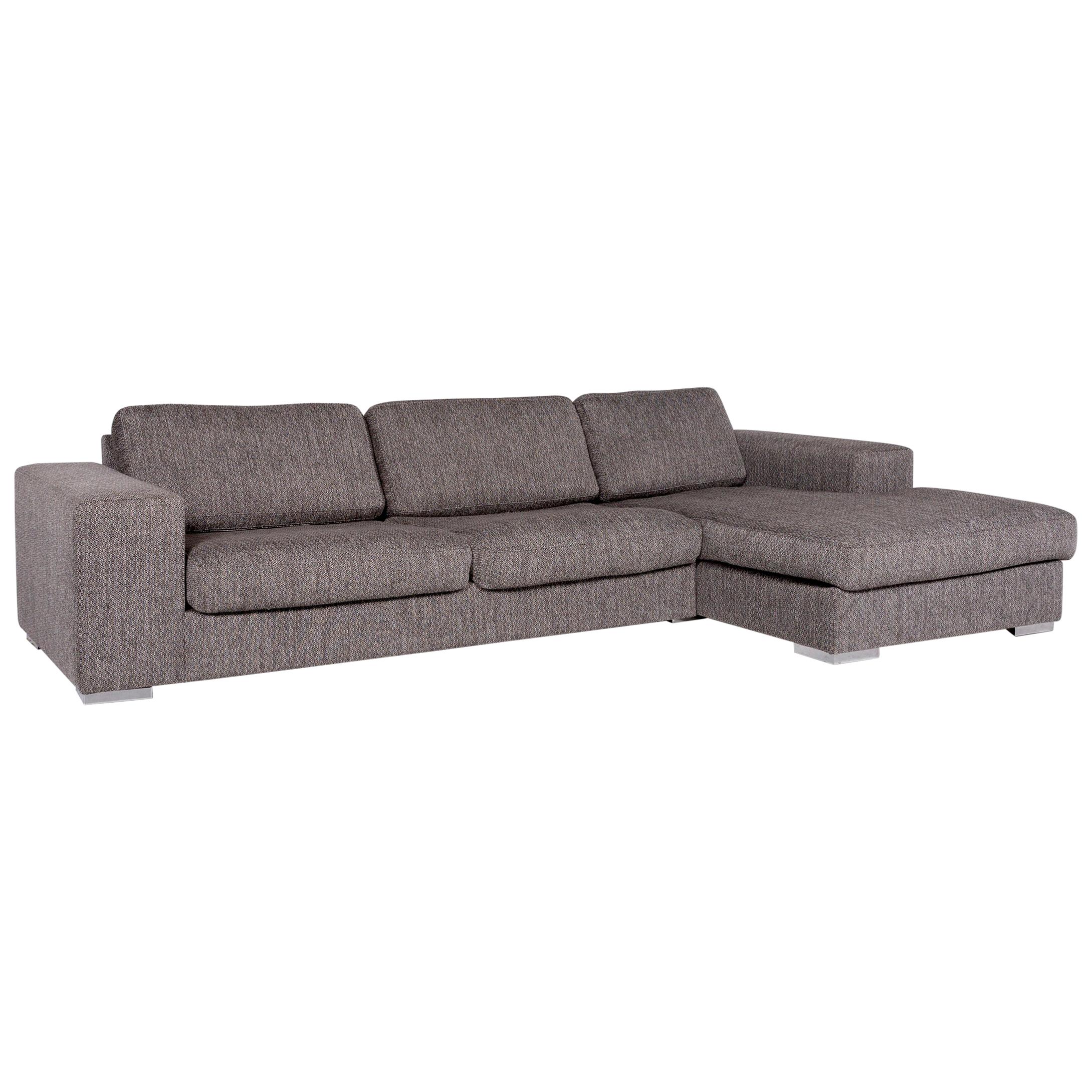 BoConcept Fabric Corner Sofa Gray Sofa Couch at 1stDibs